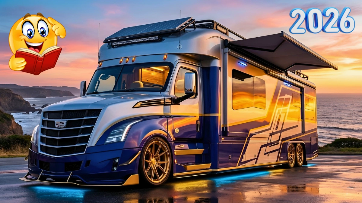 2026 Cadillac Motorhome Camper Van – Futuristic Electric RV Redefining ...