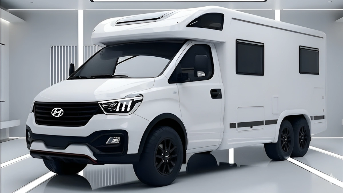 Erstaunlich Hyundai H350 Camping Bilder